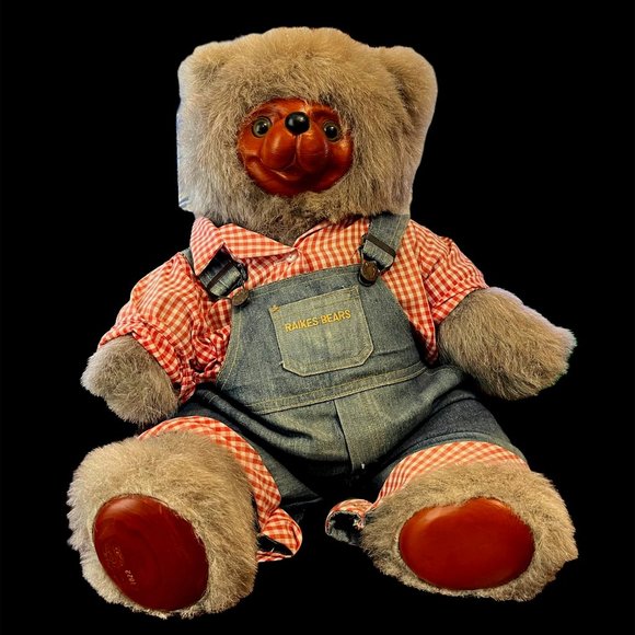 Raikes Bears | Toys | Robert Raikes Huckle Bear Farmer 2 Large Teddy ...
